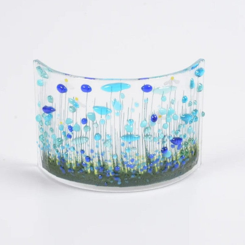 Handmade Fused Glass - Cornflower Curve by Pam Peters Designs – Aspire ...