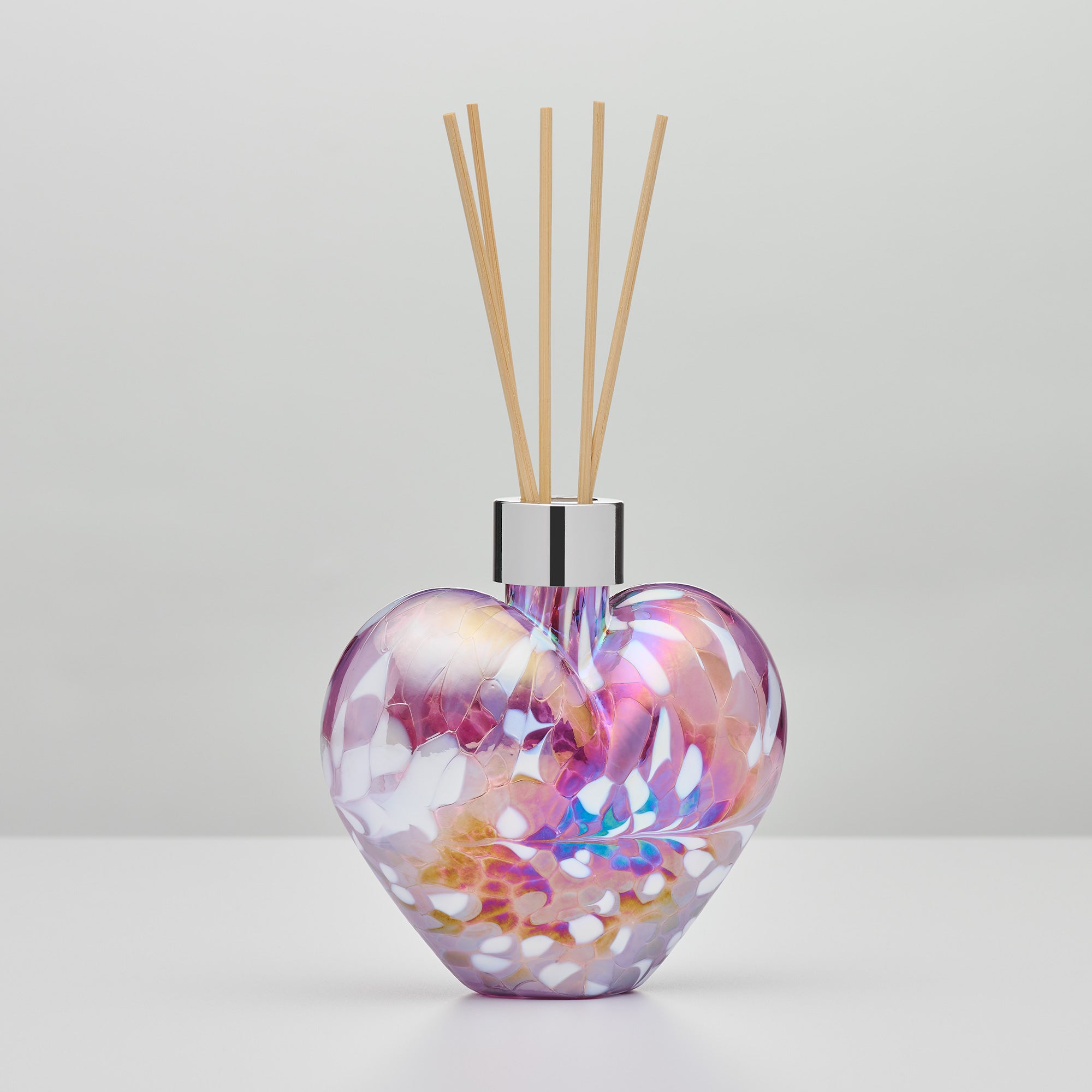 Violet Heart Reed Diffuser – Handcrafted Glass Bottle (No Oil) – Aspire ...