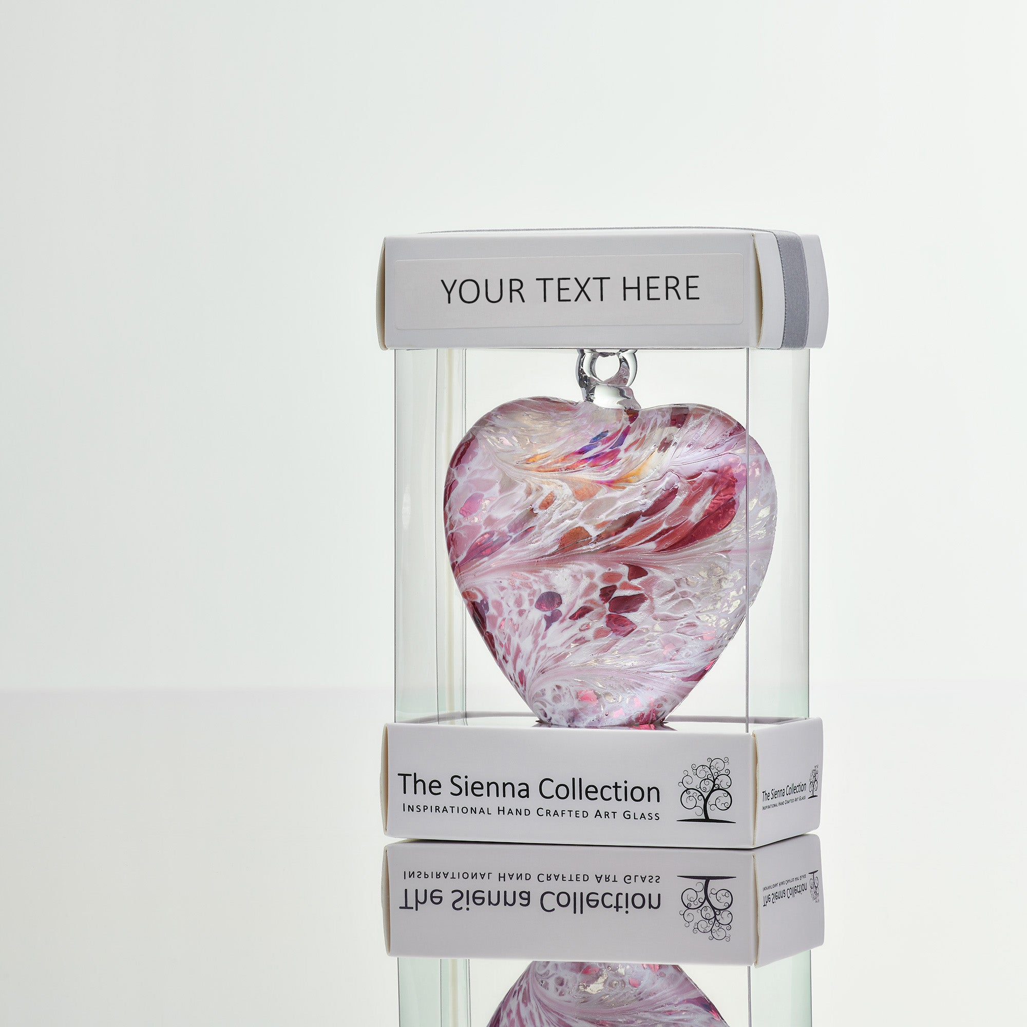 Personalised Friendship Heart – Custom Glass Keepsake – Aspire Art Glass