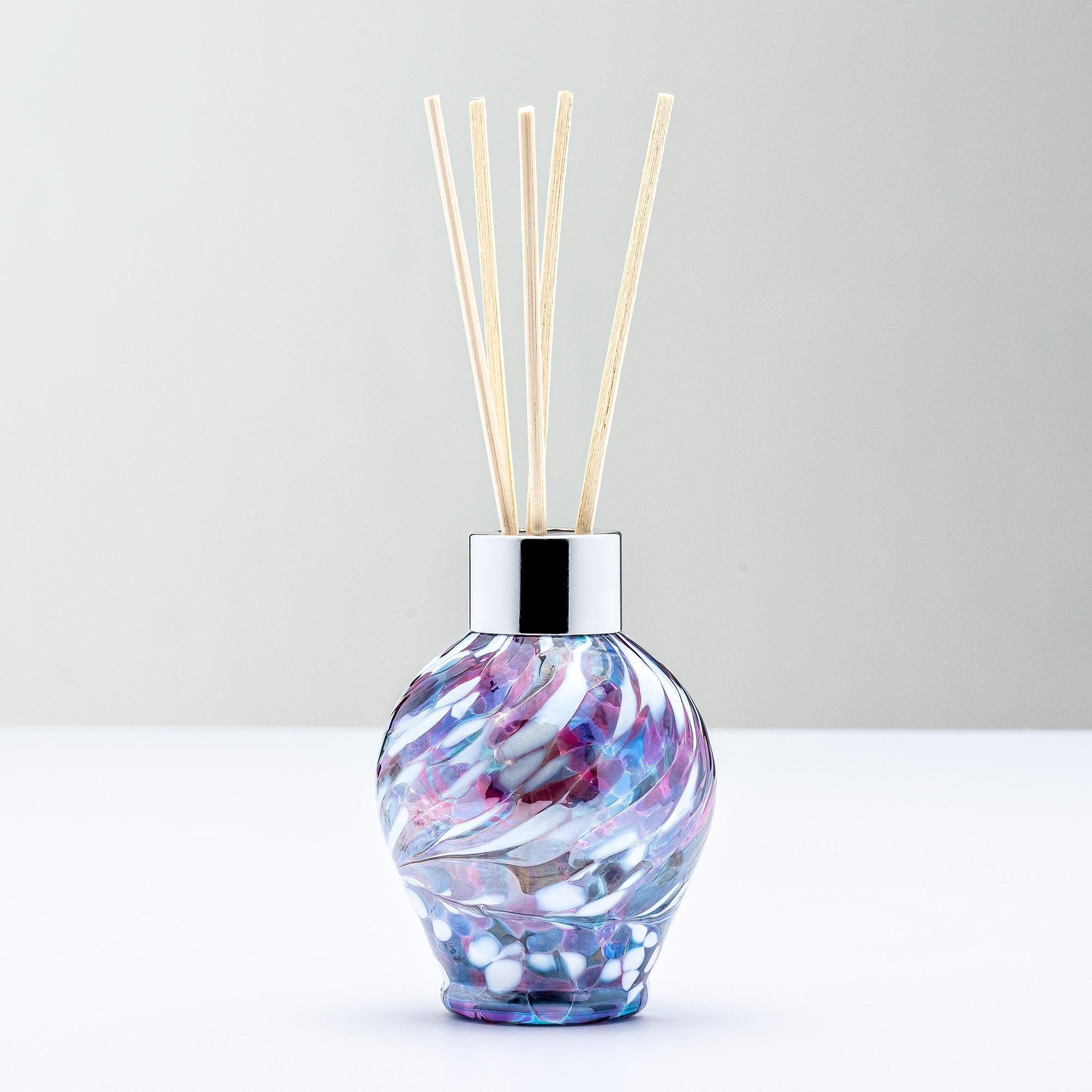 Reed Diffuser - Blue & Pink - Classic – Aspire Art Glass